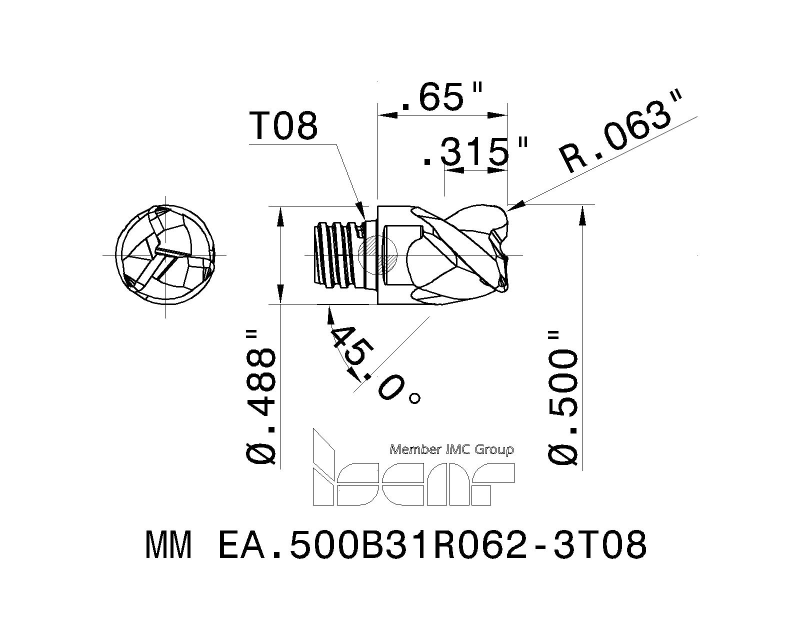 ISCAR Cutting Tools - Metal Working Tools - MM EA : 5622734 - MM EA ...
