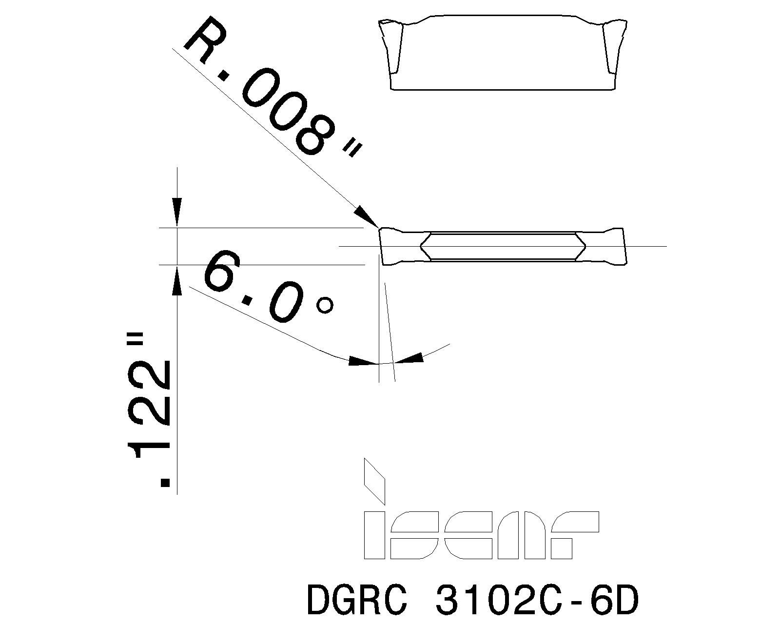 ISCAR Cutting Tools - Metal Working Tools - DGR/L-C DGRC/LC-C : 6011391 ...