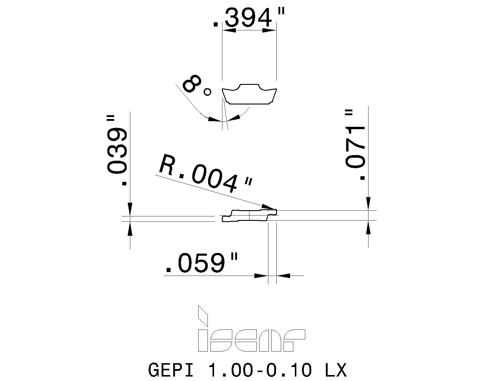 ISCAR Cutting Tools - Metal Working Tools - GEPI-RX/LX : 6403331 - GEPI ... ISCAR Cutting Tools - Metal Working Tools - GEPI-RX/LX : 6403331 - GEPI ...