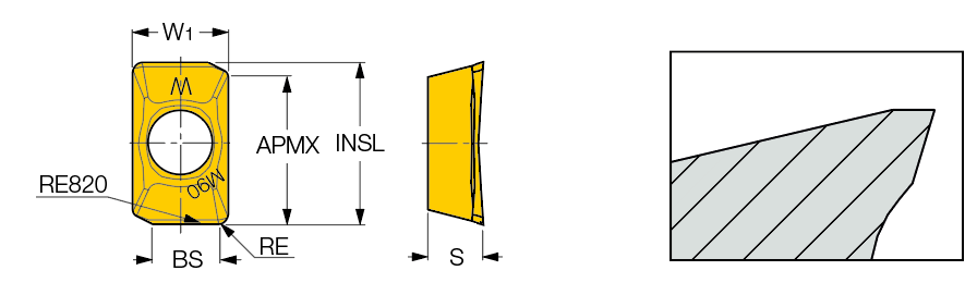 ISCAR Cutting Tools - Metal Working Tools - Threading - - ADKT 1505PD-W