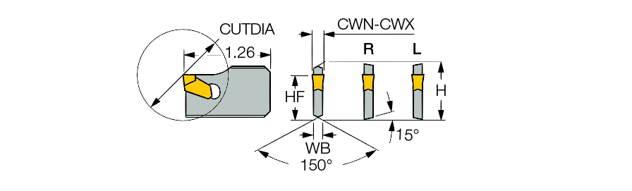 ISCAR Cutting Tools - Metal Working Tools - Groove-Turn & Parting - - SGB