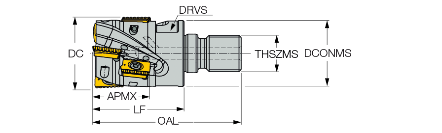 ISCAR Cutting Tools - Metal Working Tools - Milling - - P290 ACK-M