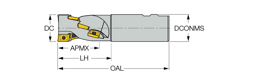 ISCAR Cutting Tools - Metal Working Tools - APK-FE : 3100275 - APK D1 ...