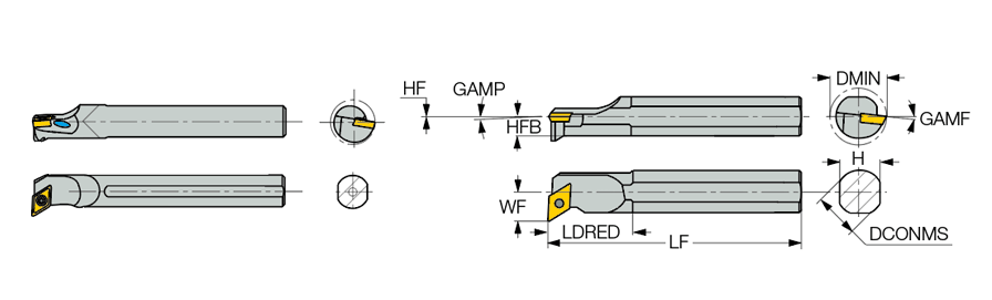 ISCAR Cutting Tools - Metal Working Tools - ISO-Turning - - A/E/S-SDUCR/L