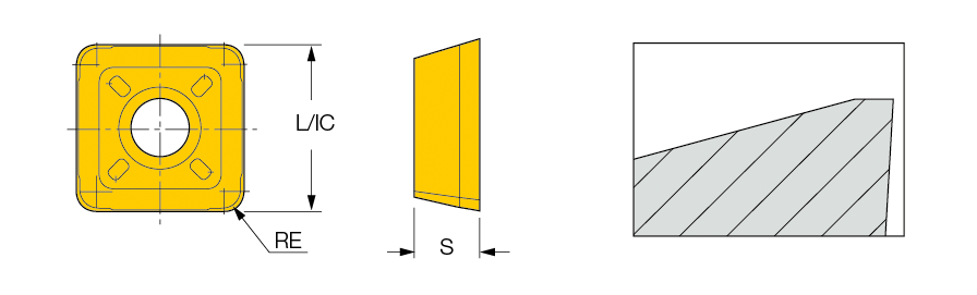 ISCAR Cutting Tools - Metal Working Tools - Milling - - QPMT 100408PDTN