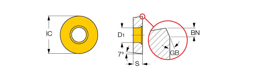 ISCAR Cutting Tools - Metal Working Tools - RCMT-14 : 5595021 - RCMT ...