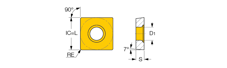ISCAR Cutting Tools - Metal Working Tools - ISO-Turning - - SCMT-F3M