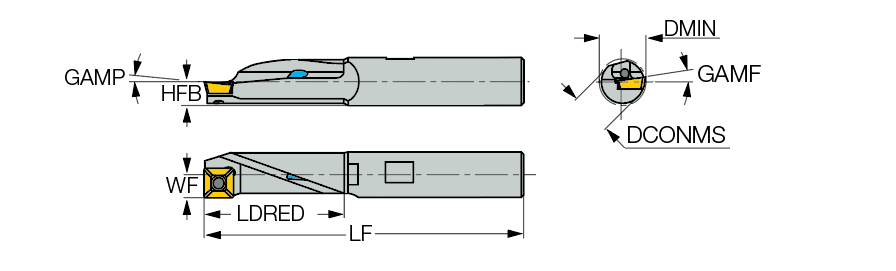ISCAR Cutting Tools - Metal Working Tools - ISO-Turning - - A-SXFOR/L